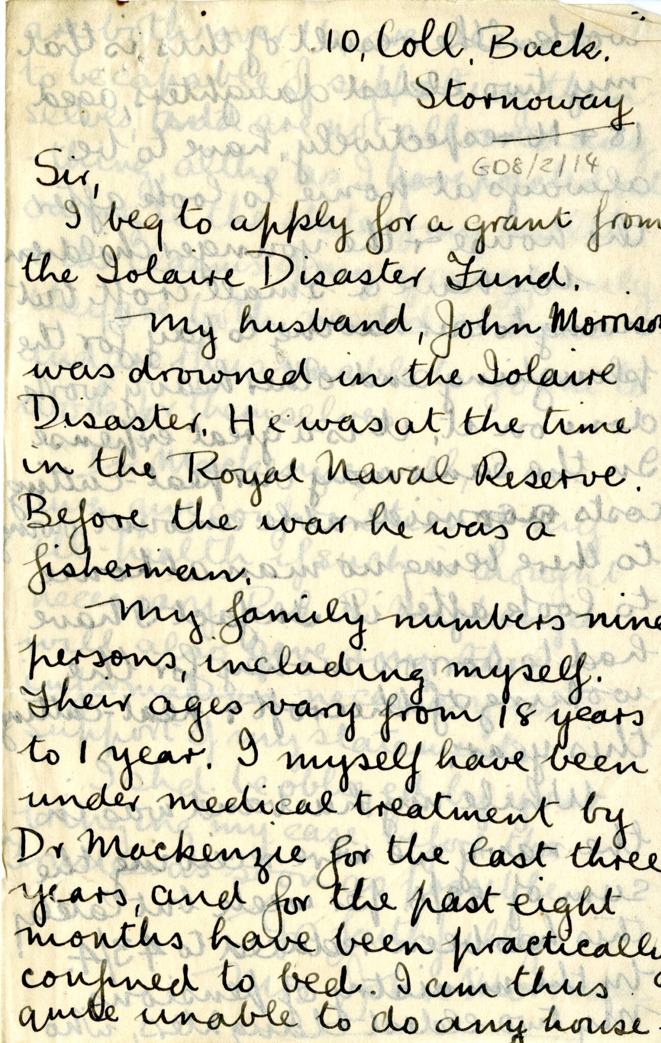 Archives of the Iolaire Disaster - Outer Hebrides Heritage Services