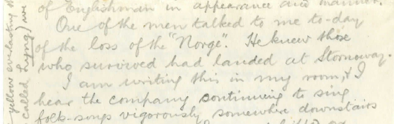 The Norge disaster - Outer Hebrides Heritage Services