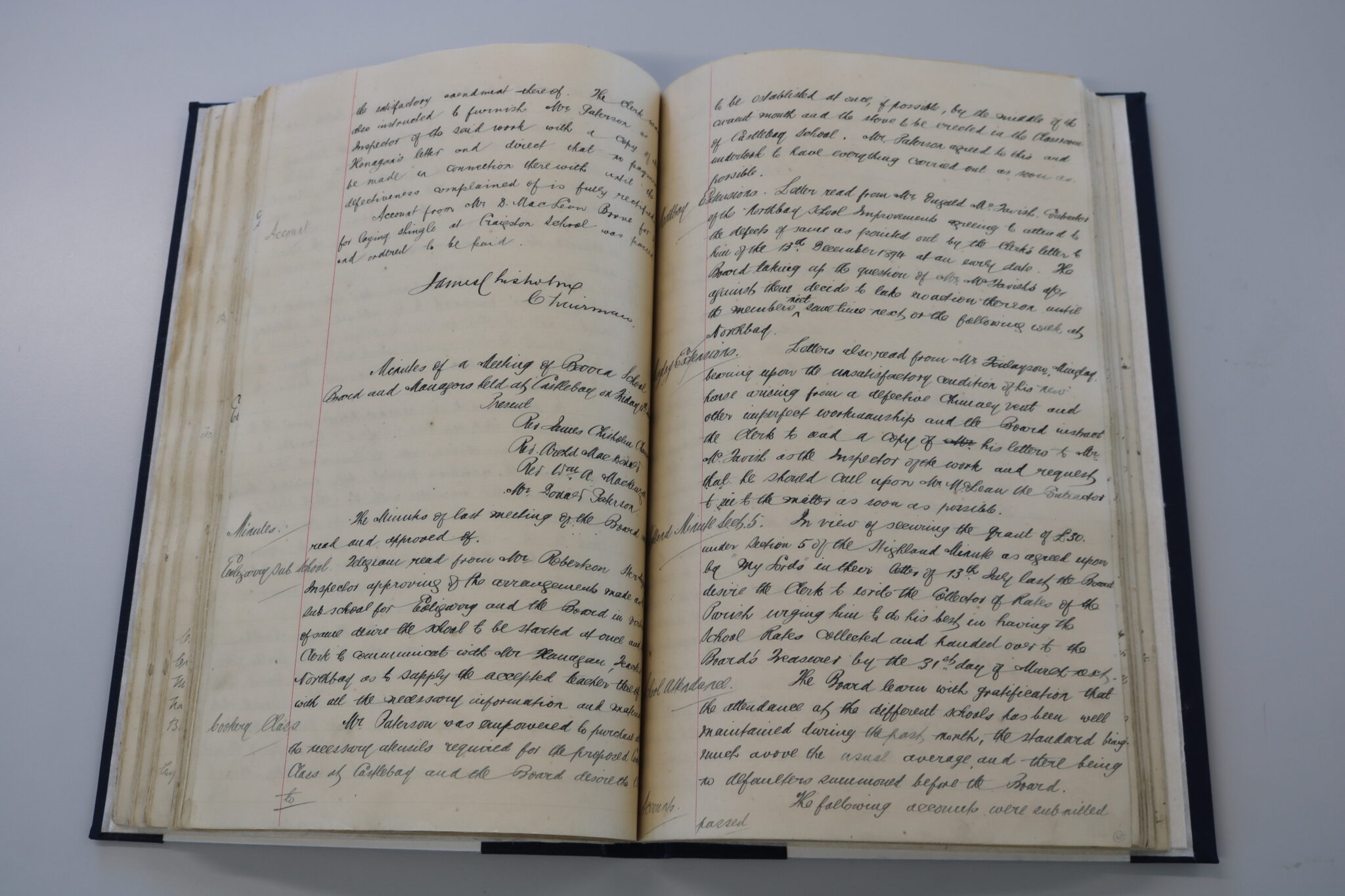 Conservation of Barra School Board collection - Outer Hebrides Heritage ...
