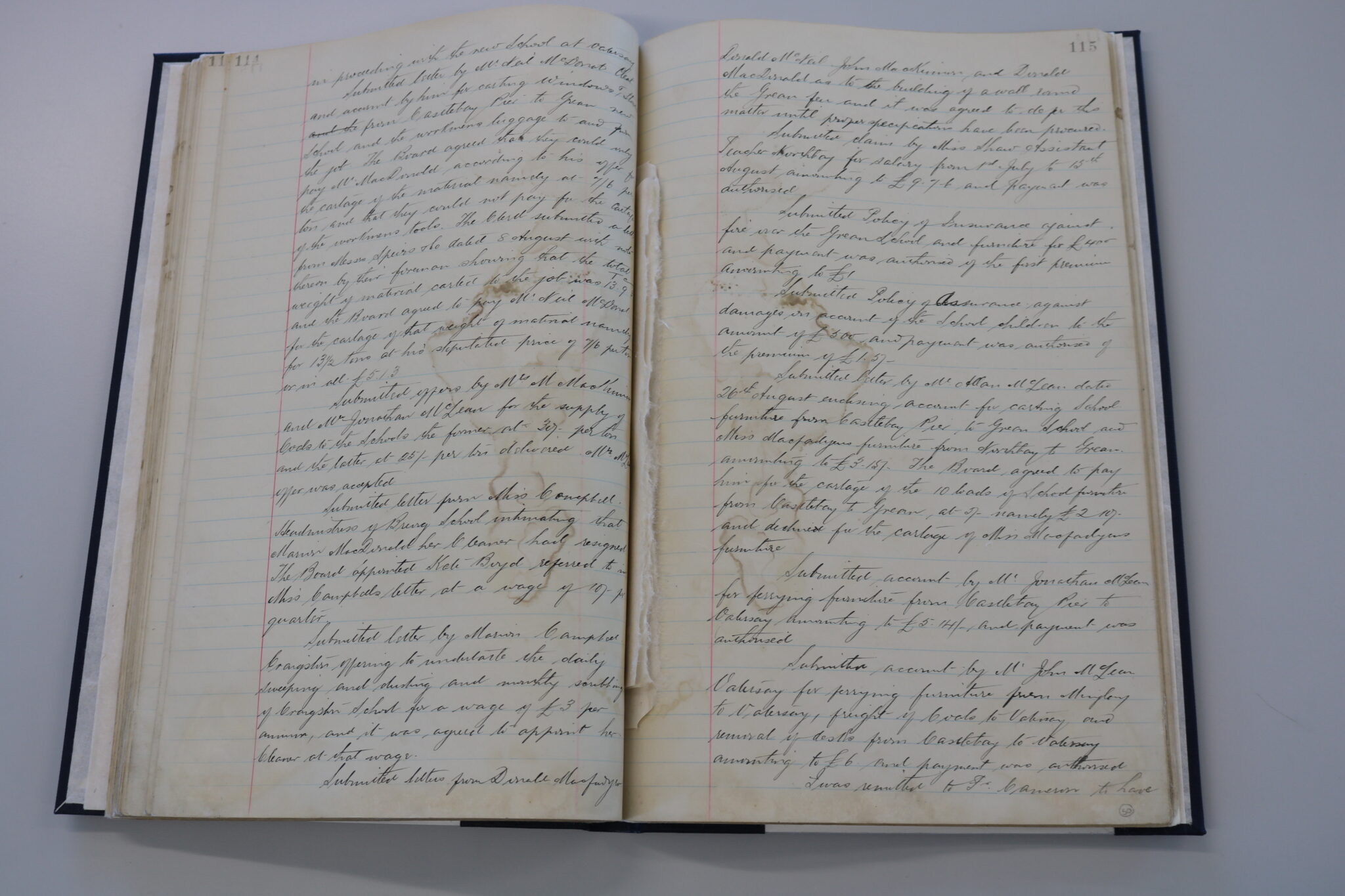Conservation of Barra School Board collection - Outer Hebrides Heritage ...