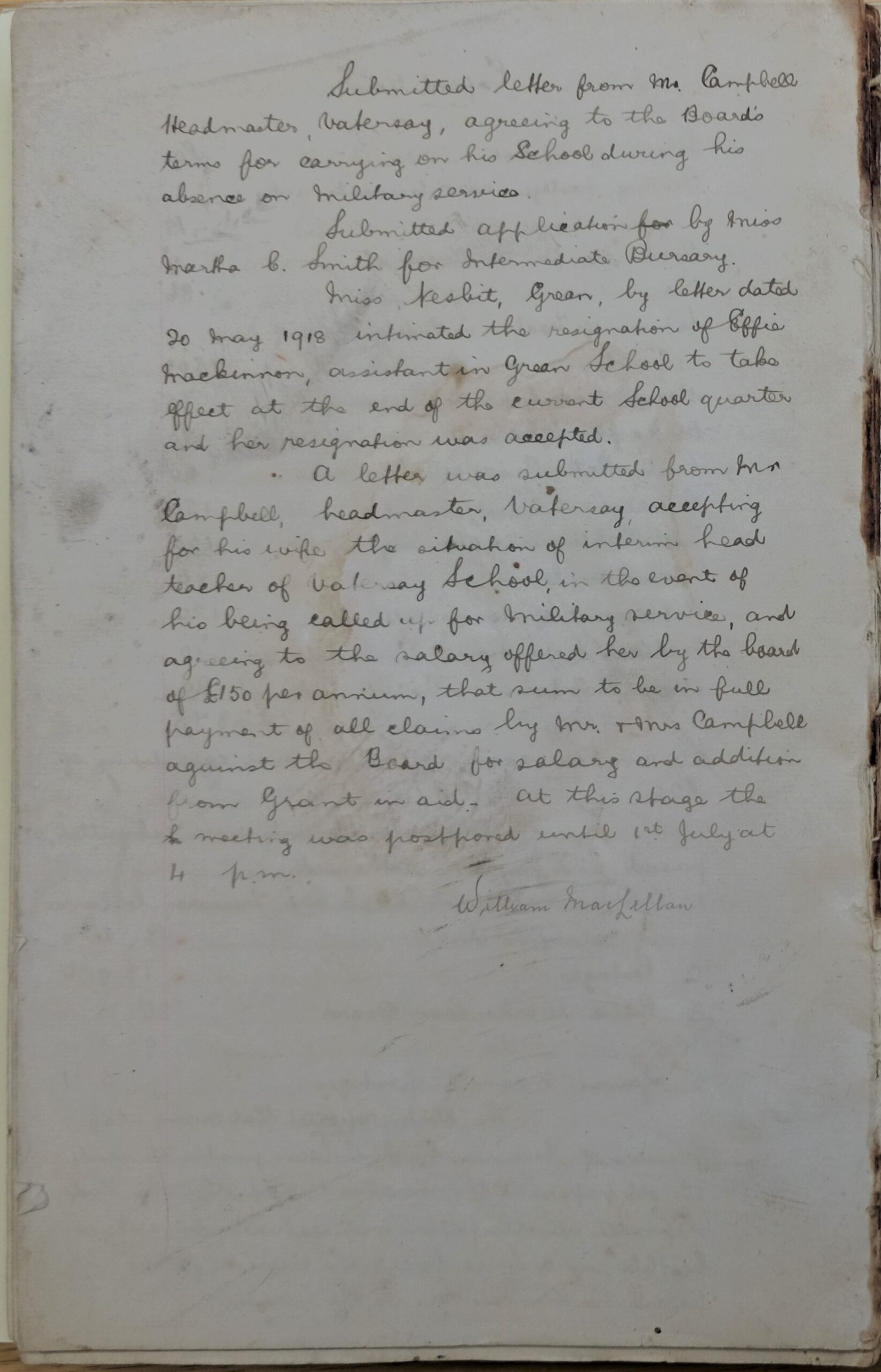 Conservation of Barra School Board collection - Outer Hebrides Heritage ...