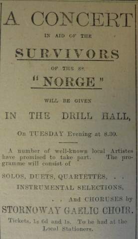 The Norge disaster - Outer Hebrides Heritage Services